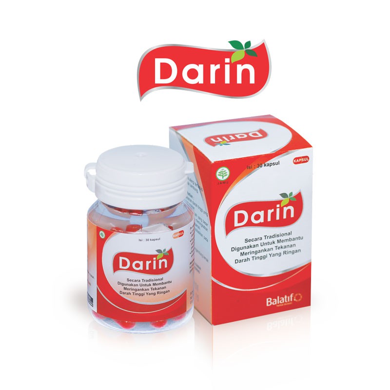 Jual OBAT TEKANAN DARAH TINGGI DARIN BOTOL 30 KAPSUL | Shopee Indonesia