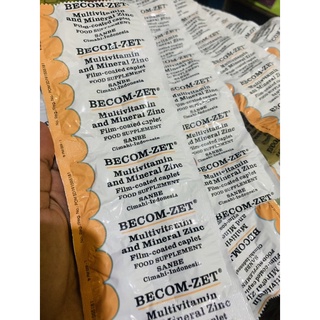 Jual Becom Zet Cap - 10 Tablet - Suplemen Multivitamin Vitamin B ...