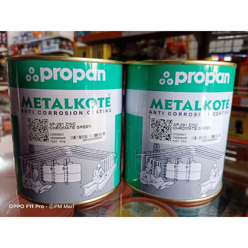 Jual Propan Metalkote Ap-291 Zinc Cromate 1kg | Shopee Indonesia