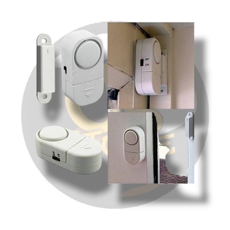 Jual Alarm Pintu & Jendela / Sensor Gerak Anti Maling | Shopee Indonesia
