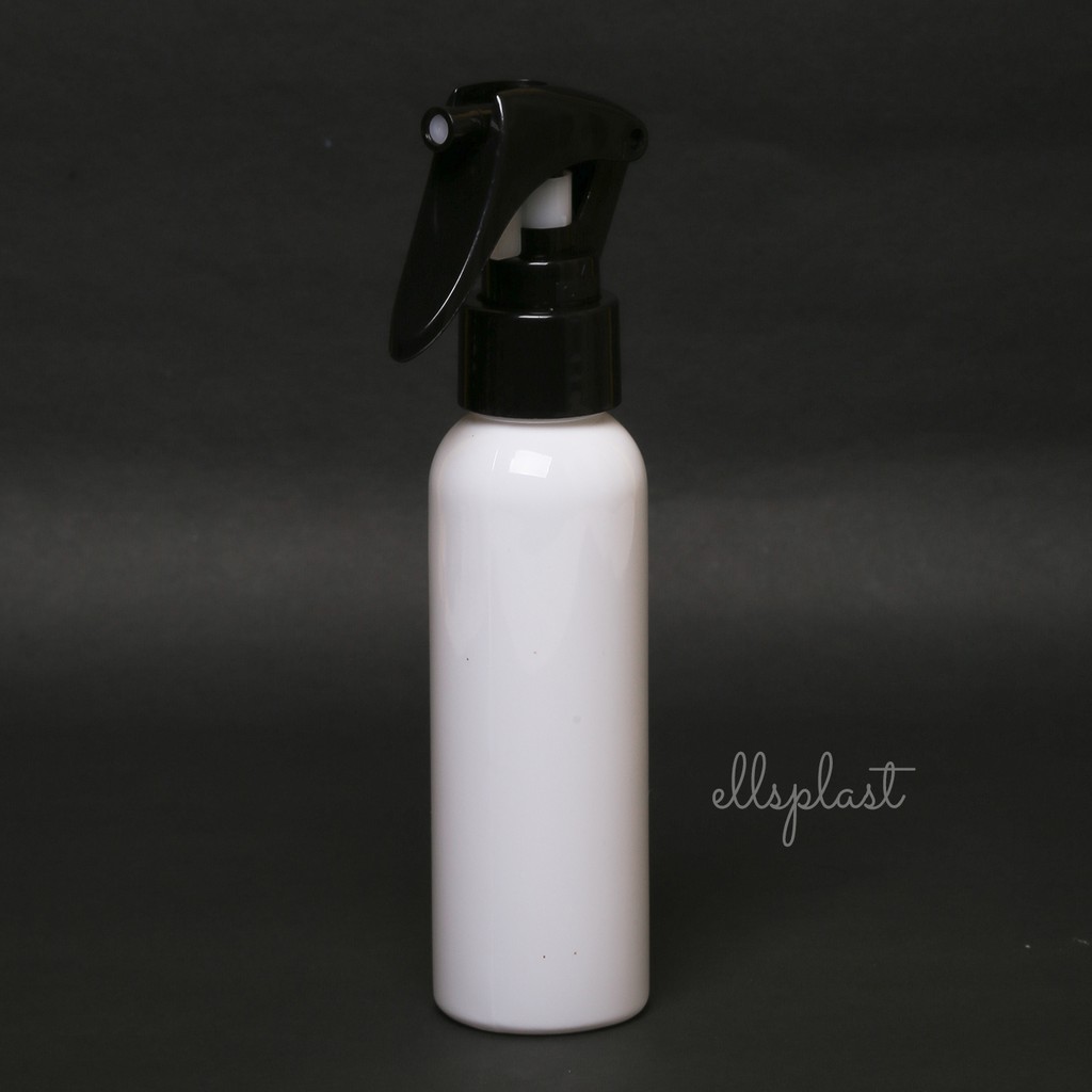 Jual BOTOL TRIGGER 100 ML / BOTOL 100 ML PUTIH SPRAY TRIGGER HITAM | Shopee Indonesia