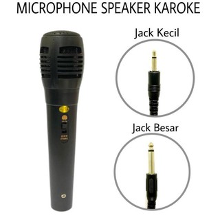 Jual Mic Microphone Kabel Karaoke Buat Speaker 3.5mm Colokan Kecil ...