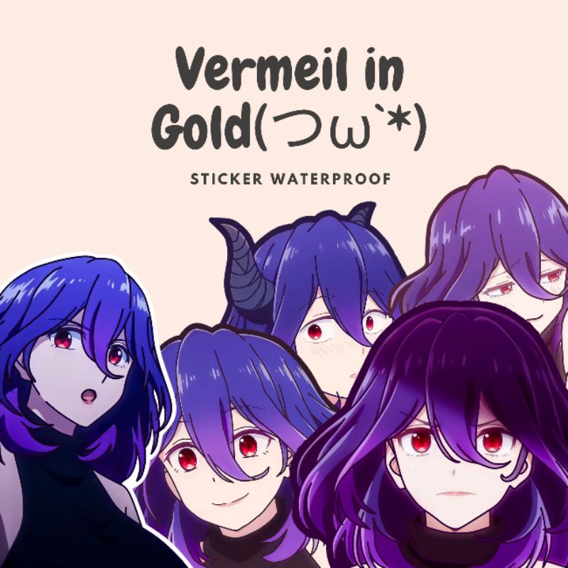 Jual STICKER VERMEIL IN GOLD (WATERPROOF) | Shopee Indonesia