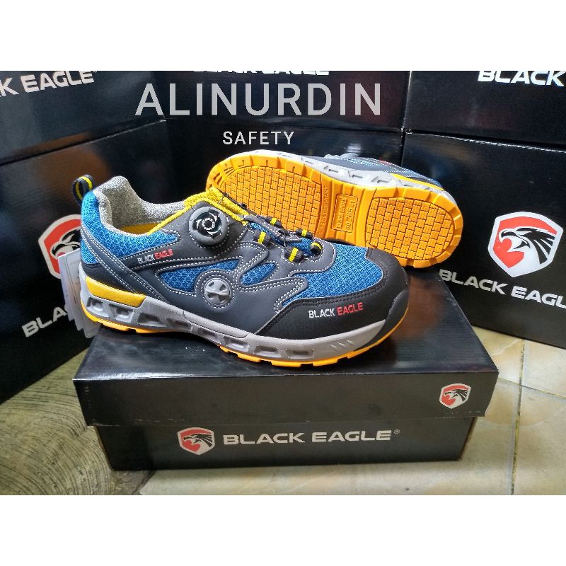 Jual SEPATU SAFETY KERJA SPORT BLACK EAGLE VC-401N (BLUE) FASTRACK 100%ORIGINAL BNIB EKSPOR ...