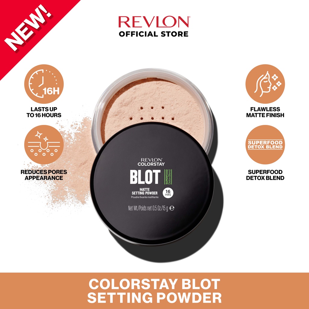 Jual Revlon ColorStay Blot Setting Powder (Bedak Tabur Matte) | Shopee ...