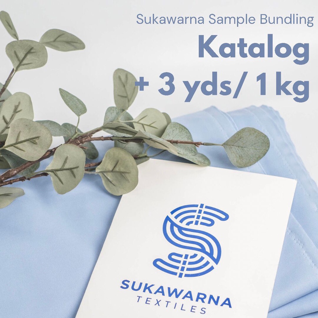 Sukawarna Starter Pack / Sample Bundling Kain dan Katalog Warna ...