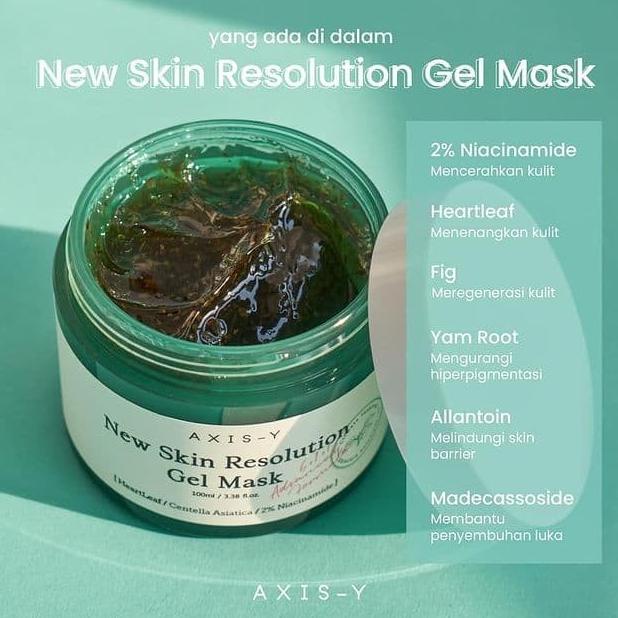 Jual Promo Masker Wajah Axis-Y New Skin Resolution Gel Mask Original ...