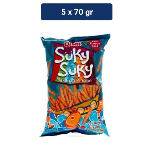 Jual Oishi Suky Suky Snack Seaweed 5 x 70 gr | Shopee Indonesia