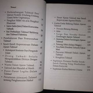 Jual TALMUD Kitab Rabi Yahudi Sejarah & Ajarannya - Zafarul Islamkhan ...