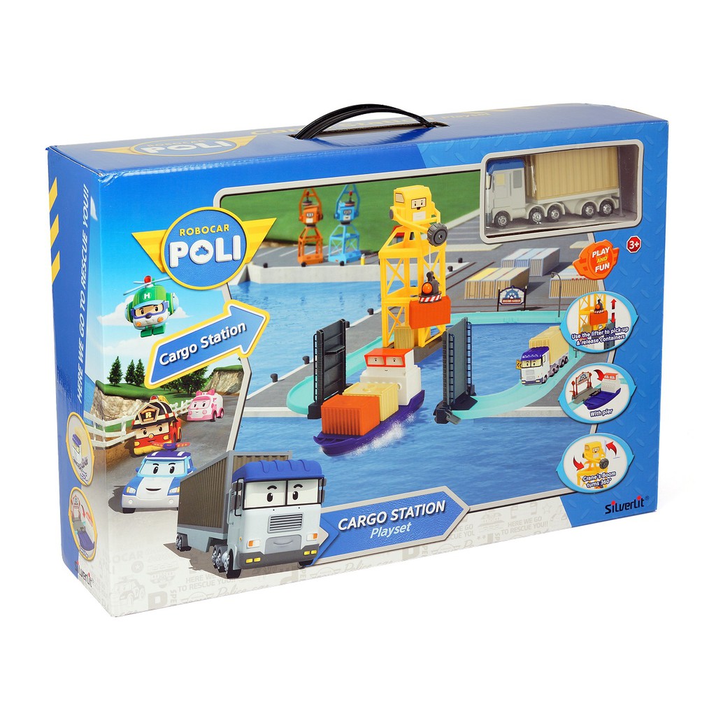 Jual Robocar Poli 83083 Cargo Station Playset Mainan Anak Original ...