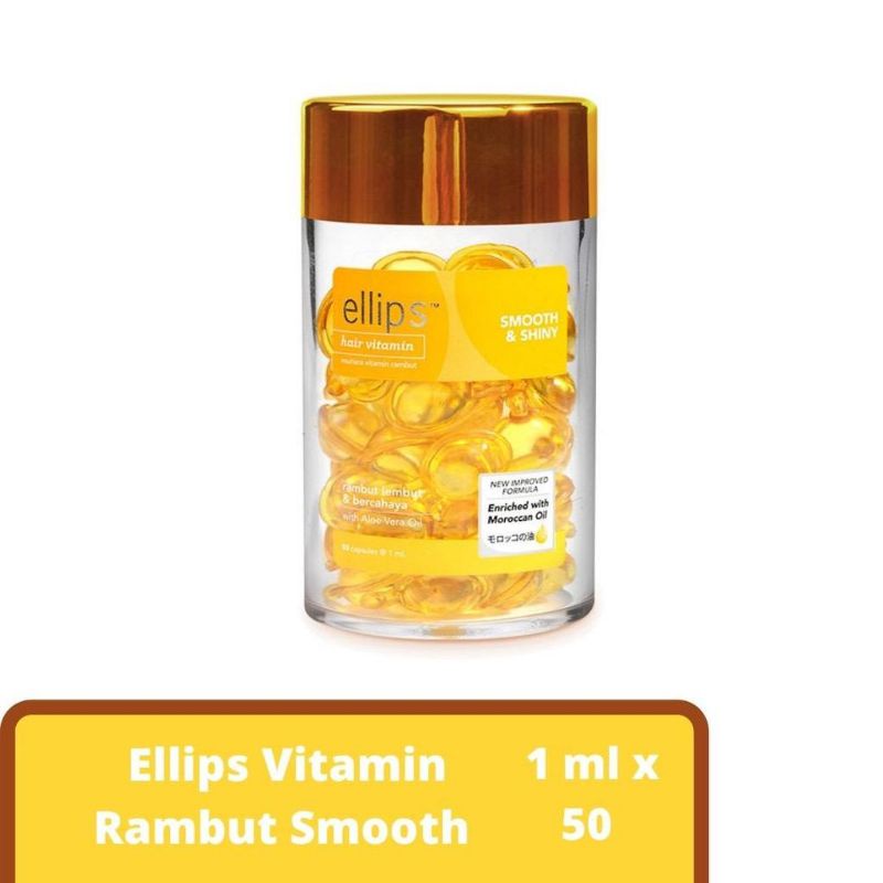 Jual Vitamin rambut ellips warna Kuning dan Hitam ecer 100% ory 1500/butir | Shopee Indonesia
