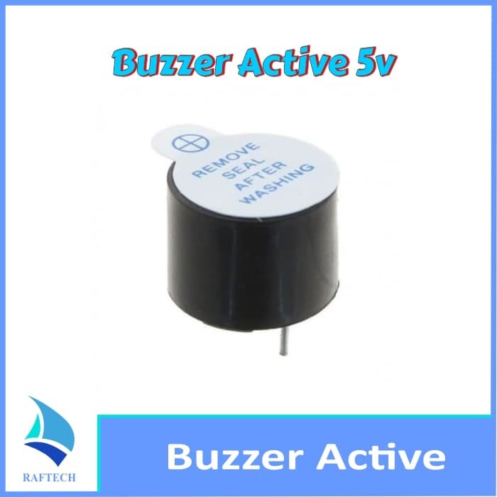Jual Buzzer Active Aktif 5V 9.5mm Elektromagnet Suara SOT Plastic High | Shopee Indonesia