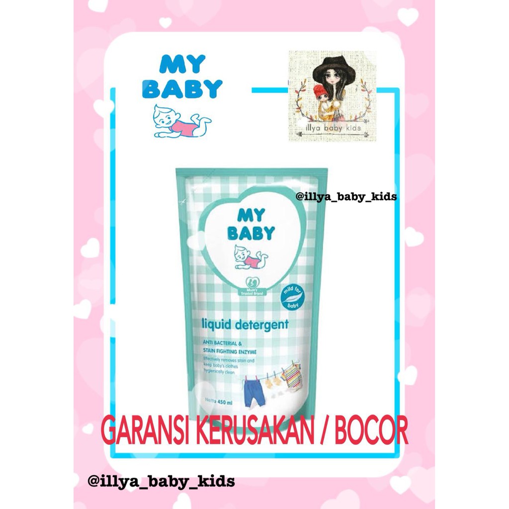 Jual My Baby Liquid Detergen deterjen sabun cuci baju Refill [450 ML ...
