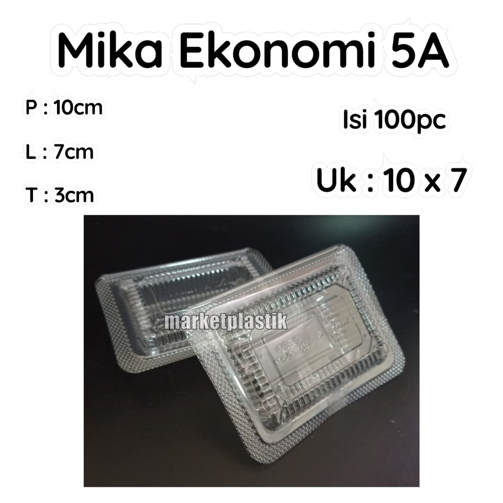 Jual MIKA Ekonomi 5A /Mika Plastik 100pcs | Shopee Indonesia