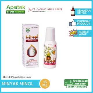 Jual Minyak Minol 15 ml sebagai antiseptik untuk luka pada kulit ...