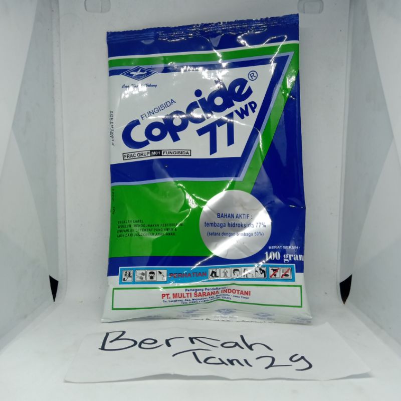 Jual Racun Jamur dan Bakteri pada Tanaman Copcide 77 Wp 100 gram ...