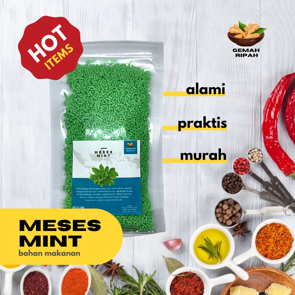 Jual Meses Mint Premium Meses Keju Meses Blueberry Taro Vanilla Bahan ...