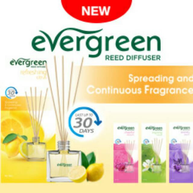 Jual Evergreen Reed Diffuser 30ml & Herborist Bali Dancer Aromatherapy ...