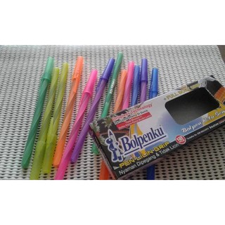 TERMURAH Pena Lilin Grip anti Slip Ballpoint Bolpenku Pen Murah Pulpen ...