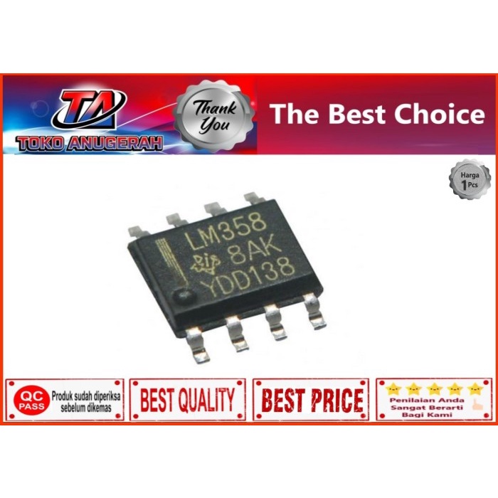 Harga IC LM358 SMD Terbaru Nov 2024 |BigGo Indonesia