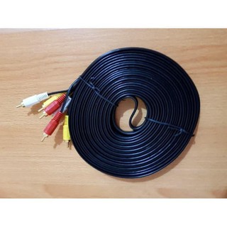 Jual KABEL RCA 3 TO RCA 3 15 METER VIDEO AV Merk VISERO / cable rca 3k3 15m Berkualitas | Shopee ...