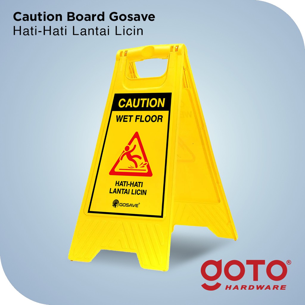 Jual Gosave Papan Peringatan Sign Label Awas Lantai Licin Indonesia ...