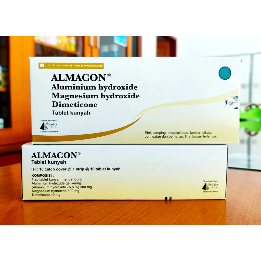 Jual Almacon Obat Maag Box 100 Tablet | Shopee Indonesia