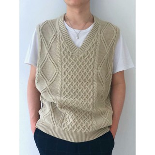 Knit republic Aiko Men Knit vest - Knit vest - Rompi rajut pria ...