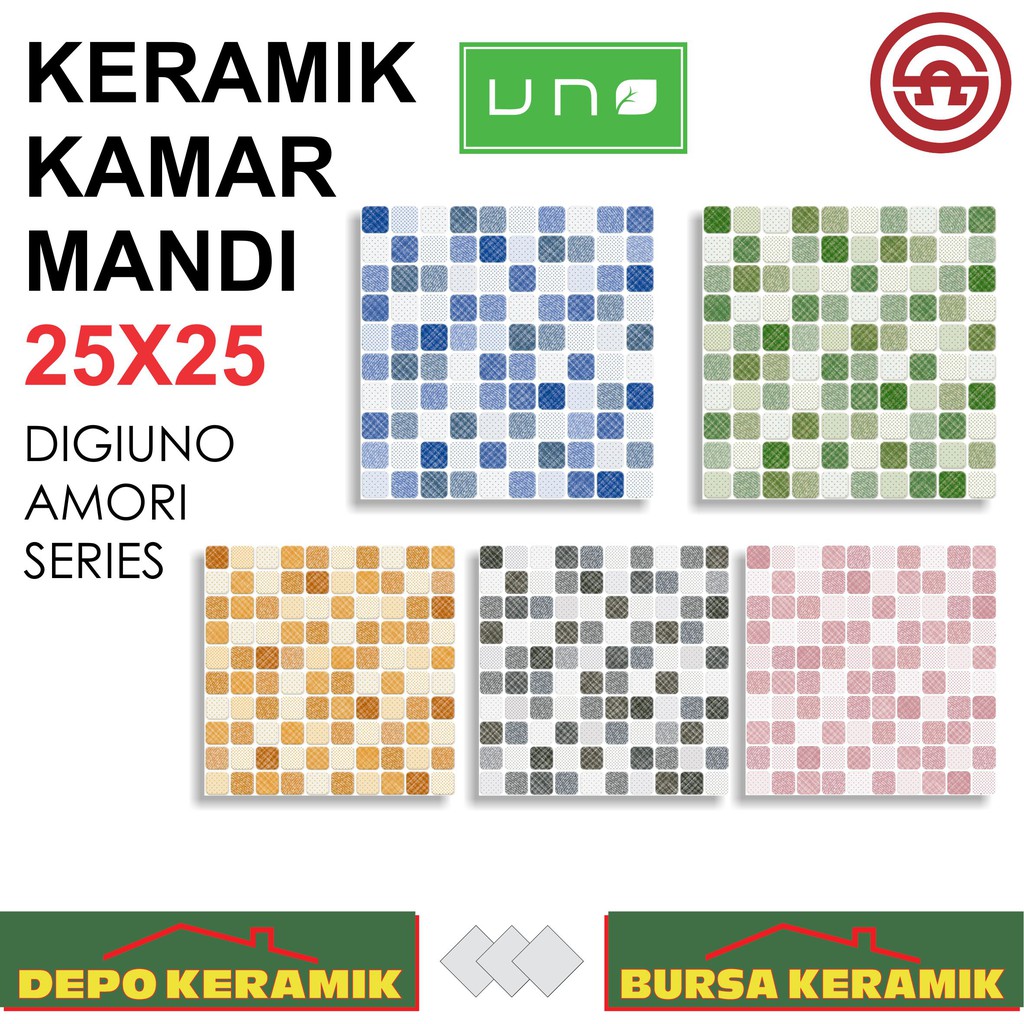Jual Keramik Lantai 25x25 AMORI SERIES -UNO- Rustic&Emboss | Shopee ...