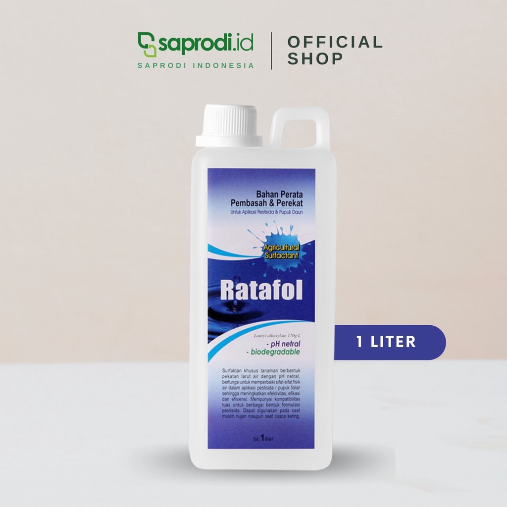 Jual RATAFOL Surfaktan Bahan Perata Pembasah dan Perekat - 1 liter ... Jual RATAFOL Surfaktan Bahan Perata Pembasah dan Perekat - 1 liter ...