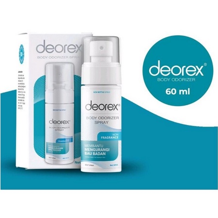 Jual Deorex Body Odorizer Spray Non Fragrance 60ml | Shopee Indonesia
