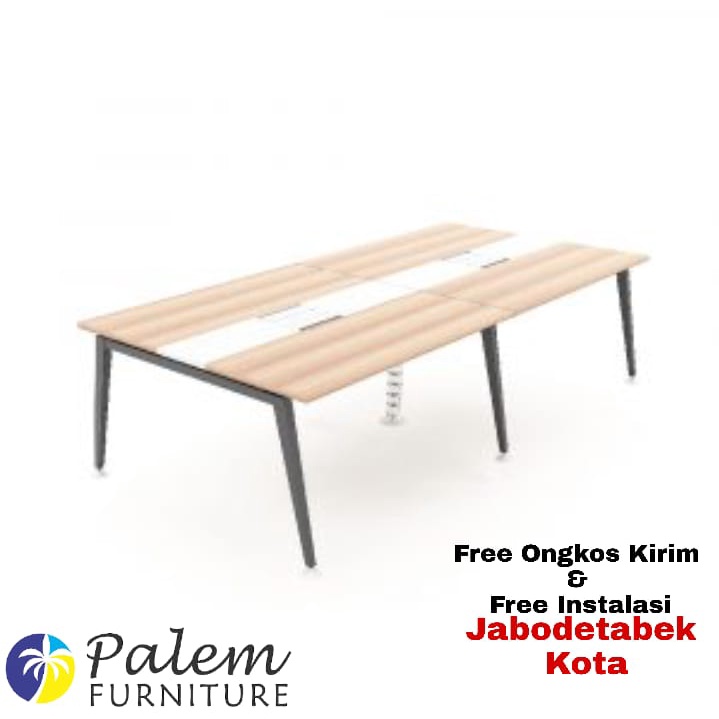 Jual Highpoint Seven Workstation Meja Meeting Meja Kantor Ukuran 240 CM ...