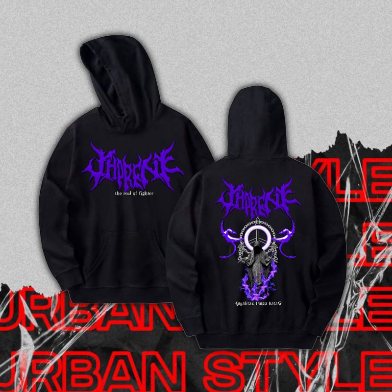 Jual HOODIE PSHT DESAIN TERBAIK SHORENK UNGU SABLON DEPAN TULISAN LATIN ...