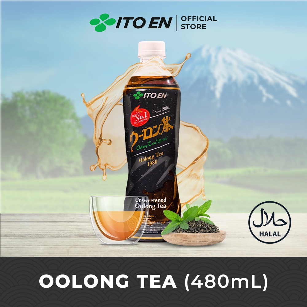 Jual ITO EN Oolong Tea No Sugar 480ml - Teh Diet Sehat Alami | Shopee Indonesia
