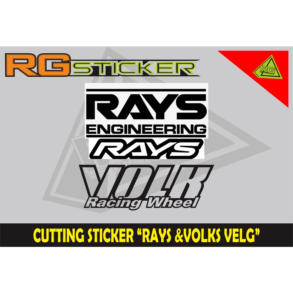 Jual cutting stiker rays velg, uk 10cm | Shopee Indonesia