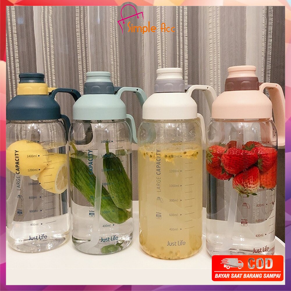 Jual DO-C304 C305 Botol Minum Motivasi 2 Liter Food Grade / Botol Air Minum Jumbo 2000ml BPA ...