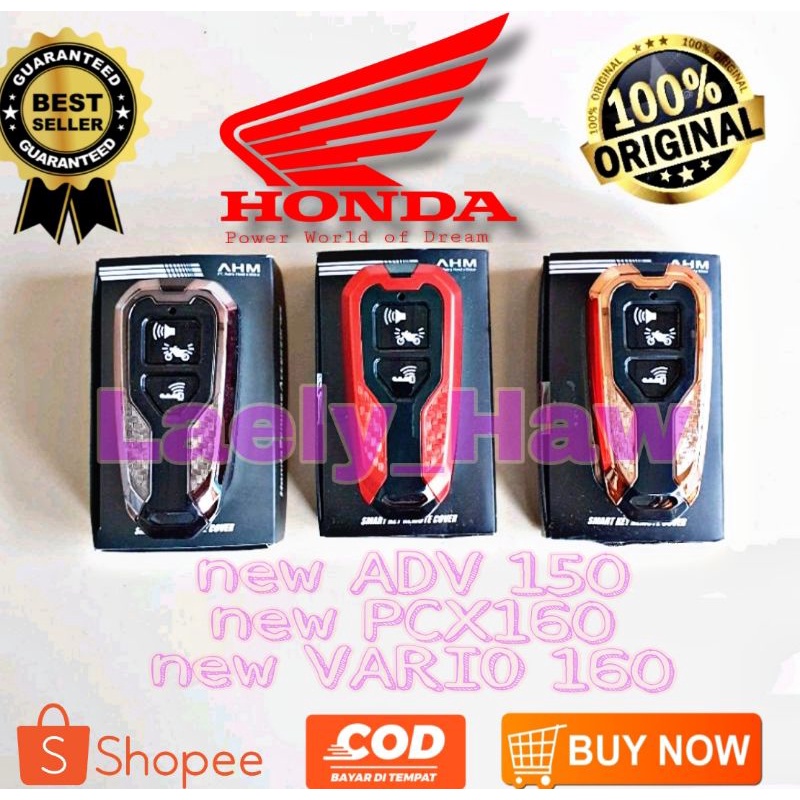 Jual COVER REMOT SMART KEY HONDA PCX 160,ADV 150,VARIO 160 | Shopee ...