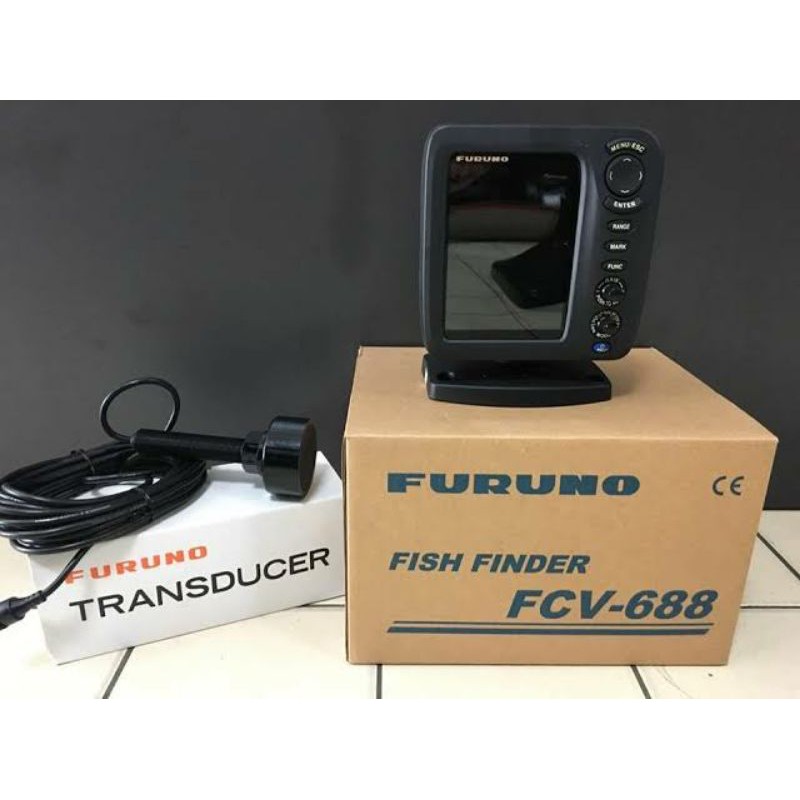 Jual FURUNO FISH FINDER FCV 688 lengkap sonar tranduser 520psd transducer | Shopee Indonesia