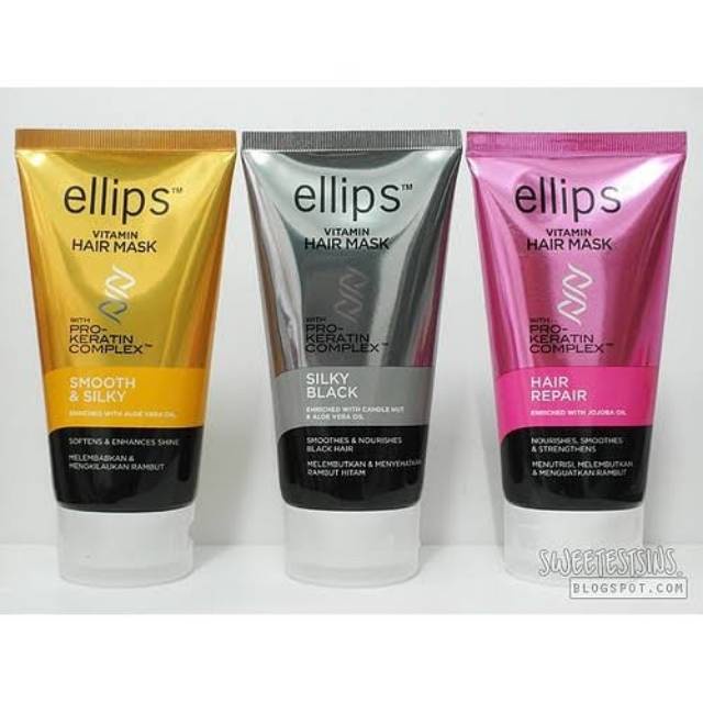 Jual ELLIPS HAIR MASK PRO KERATIN 120GR TUBE | Shopee Indonesia