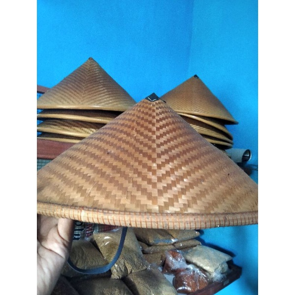 Jual TOPI CAPING PETANI DEWASA UKURAN 38CM JAHITAN RAPI HALUS PINGGIRAN ...