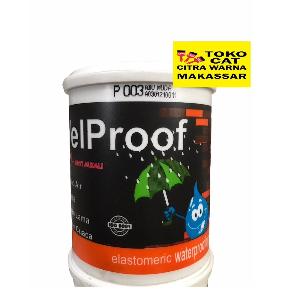 Jual Cat Tembok Waterproofing Anti Bocor Welproof 1 kg Indonesia|Shopee ...