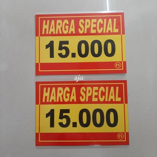 Jual Kertas Obral / Kertas Harga Obral / Papan Harga / Papan Obral ...