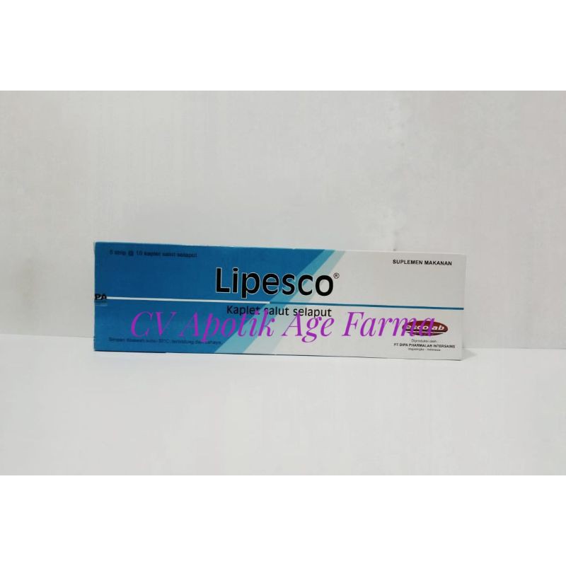 Jual Lipesco Caplet isi 50 (Escolab/Dipa) | Shopee Indonesia
