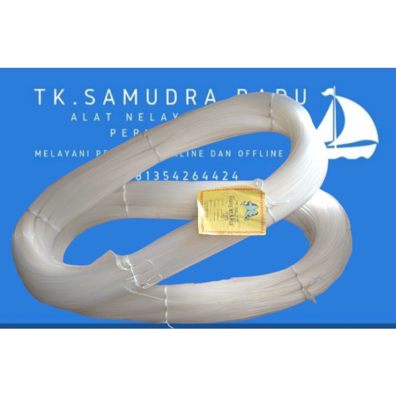 Jual SENAR MEMANCING KILOAN/SENAR LAYANGAN KILOAN CAP DUA IKAN 1,8MM ...