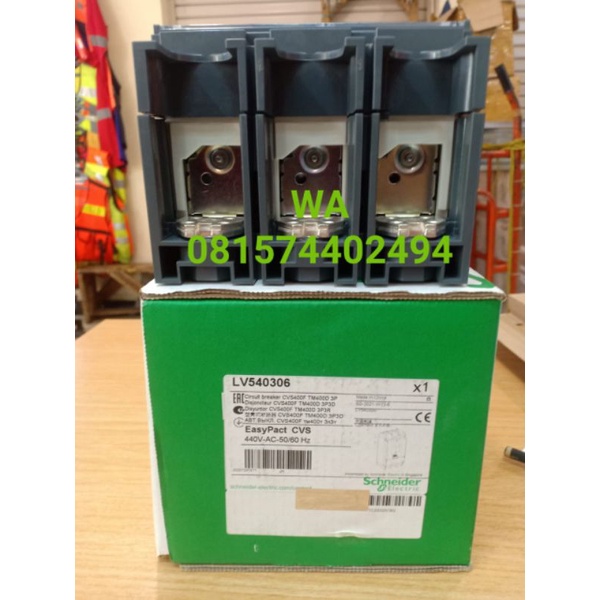 Jual SCHNEIDER BREAKER MCCB CVS400F 400A 3P LV540306 TM400D 36KA ORIGINAL | Shopee Indonesia
