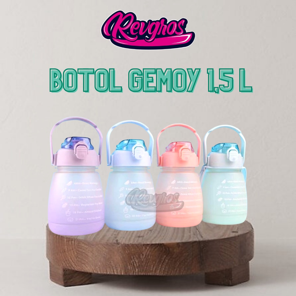 Jual BOTOL GEMOY LUCU VIRAL 1,3 LITER / BOTOL MINUM 1300ML LUCU GEMOY ...