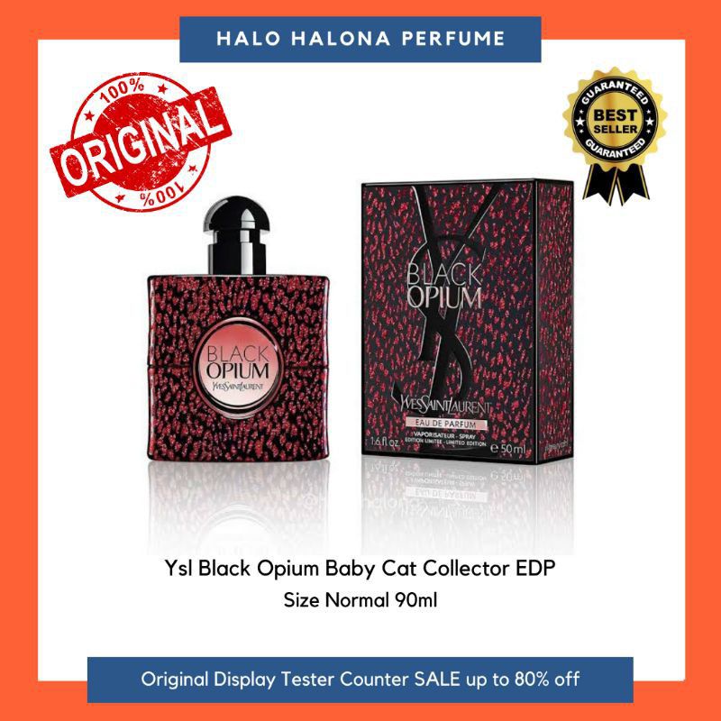 Jual Black Opium Baby Cat Collector Limited Edition EDP Box Segel ...