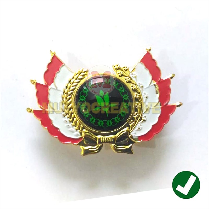 Jual Lencana Pin Paskibra - Pin Logo Paskibra Model Bendera Merah Putih ...