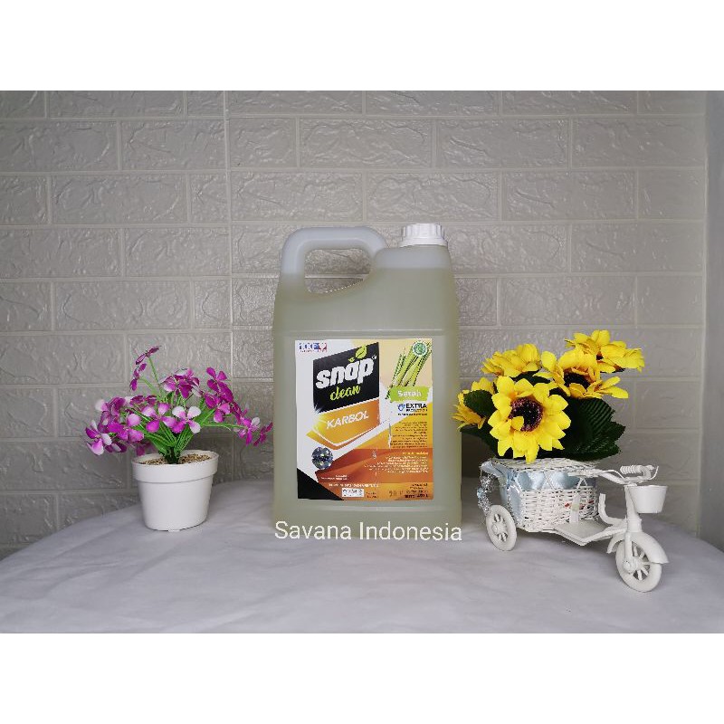 Jual karbol desinfektan - sereh snap clean 4liter | Shopee Indonesia