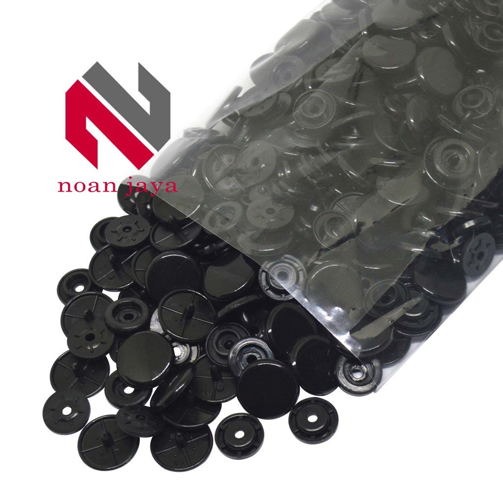 Jual KANCING JEPRET / CETET PLASTIK UKURAN 15 MM KC 1515 HITAM | Shopee ...